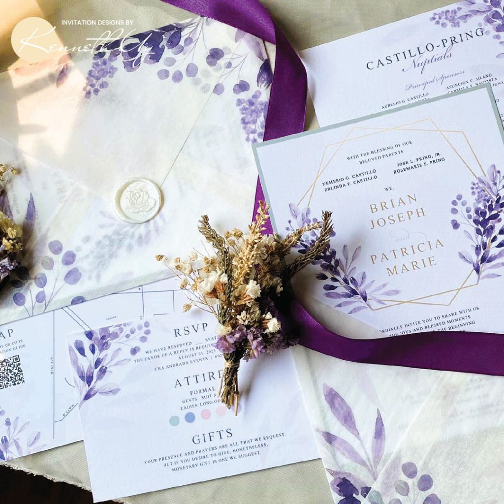 Invitation Design By Kenneth Uy – Kasalang Tagaytay